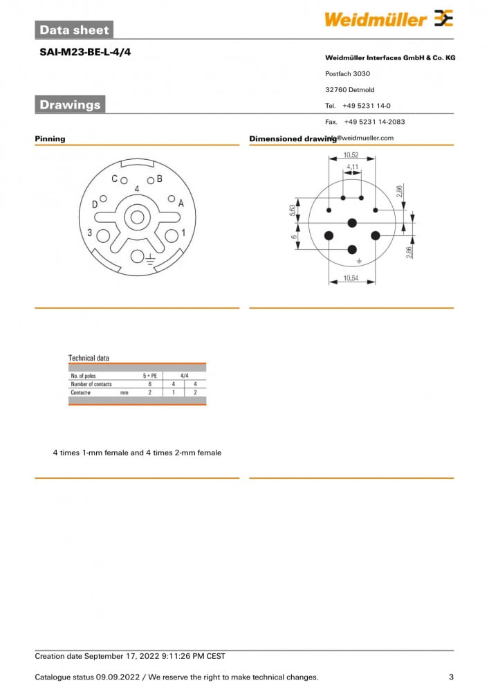 WEIDMULLER 1995810000 documentation page 3