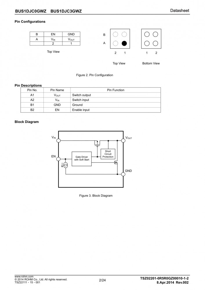 BUS1DJC3GWZ-E2 technical document page 2