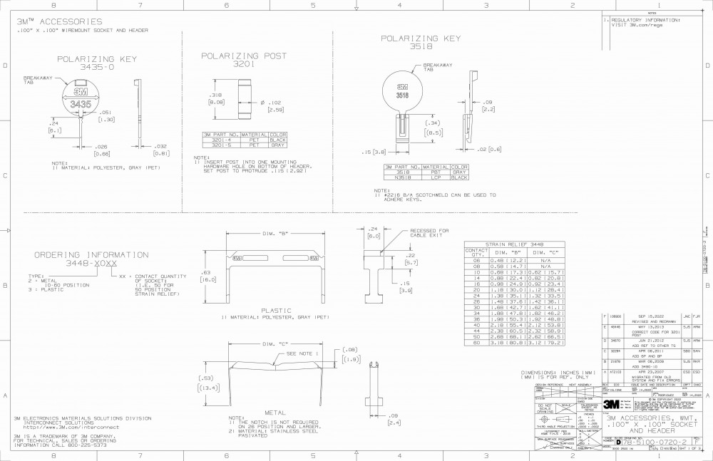 3M 3448-3034 technical document page 1