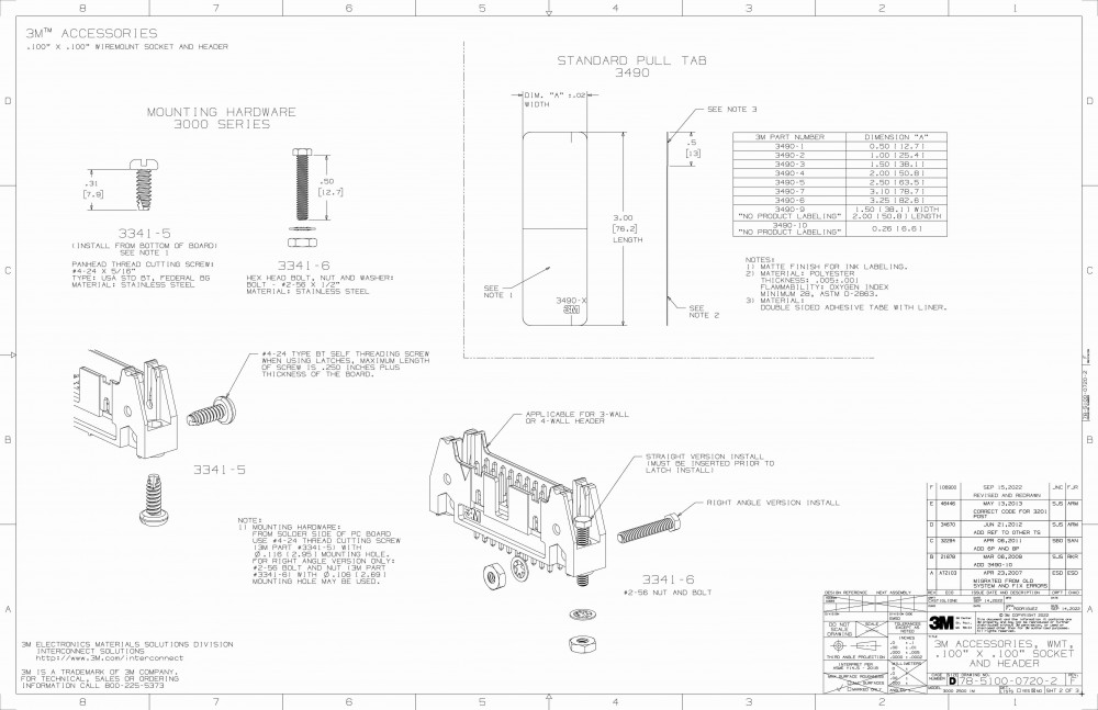 3M 3448-3034 technical document page 2