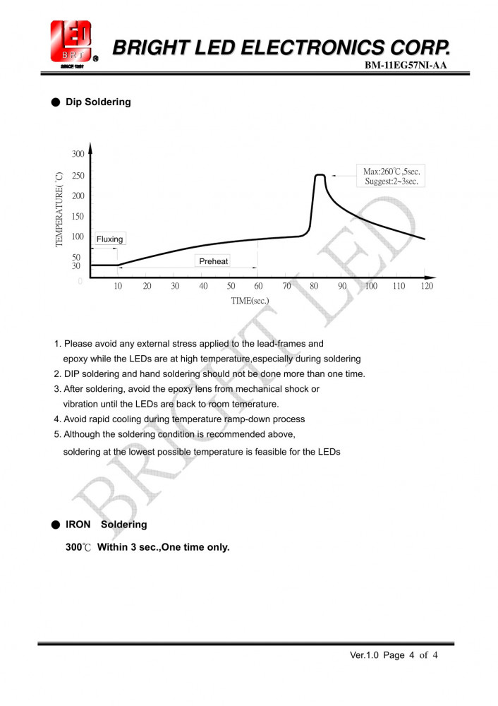 BM-11EG57NI-AA datasheet page 4