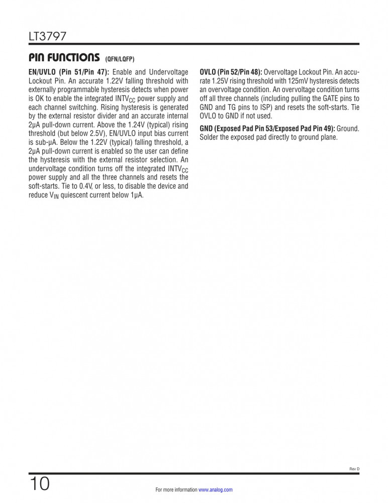 LT3797 datasheet page 10