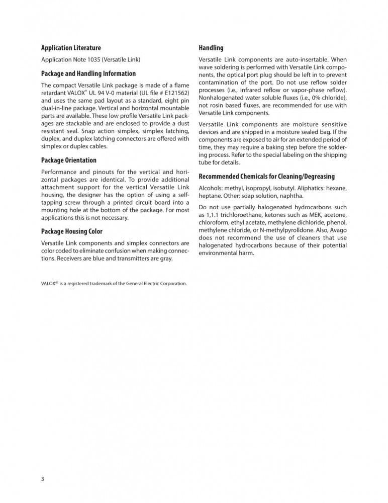 HFBR-2521ETZ datasheet page 3