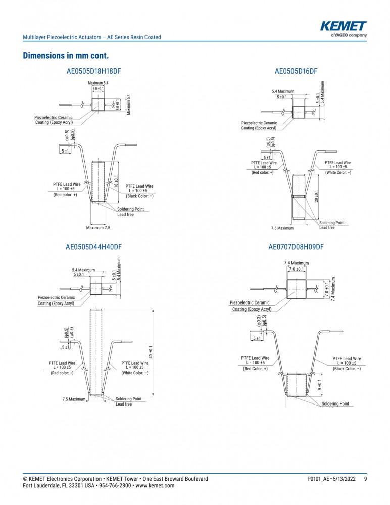 AE series technical document page 9