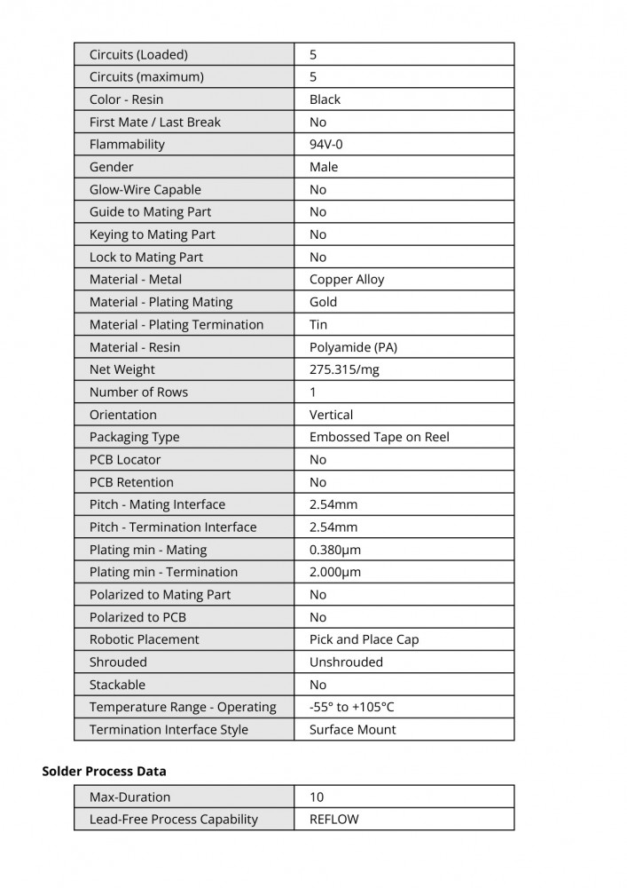 MOLEX 878980554 technical document image 3