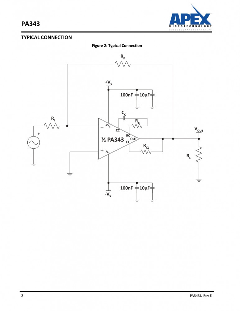 PA343 datasheet page 2
