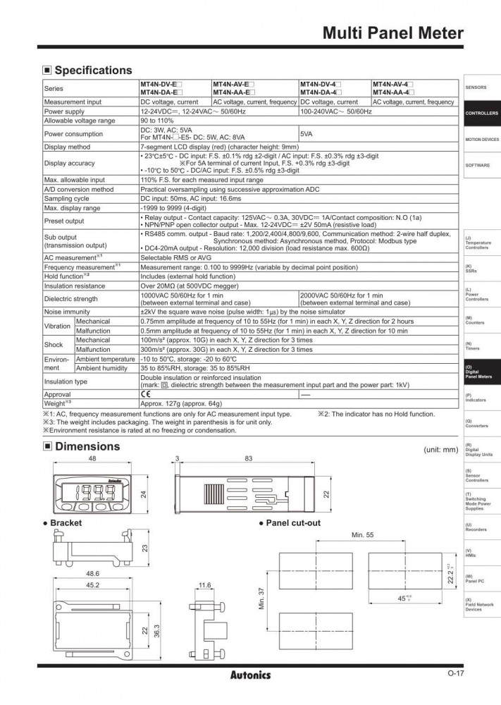 MT4N Series documentation page 2
