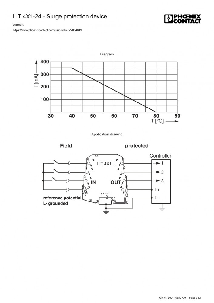 Phoenix Contact 2804649 technical document page 6