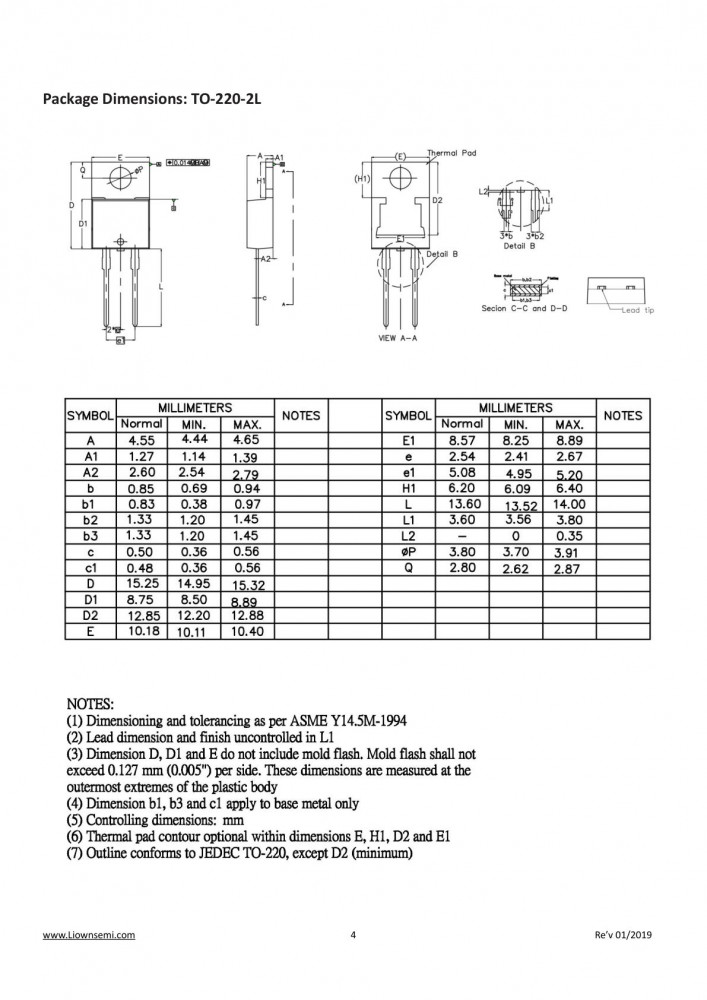 L3D06065P datasheet page 4
