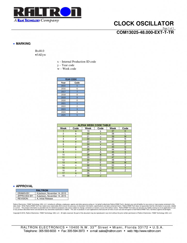 COM13025-48.000-EXT-T-TR technical document page 3