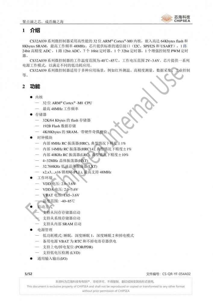 CS32A039 datasheet page 5
