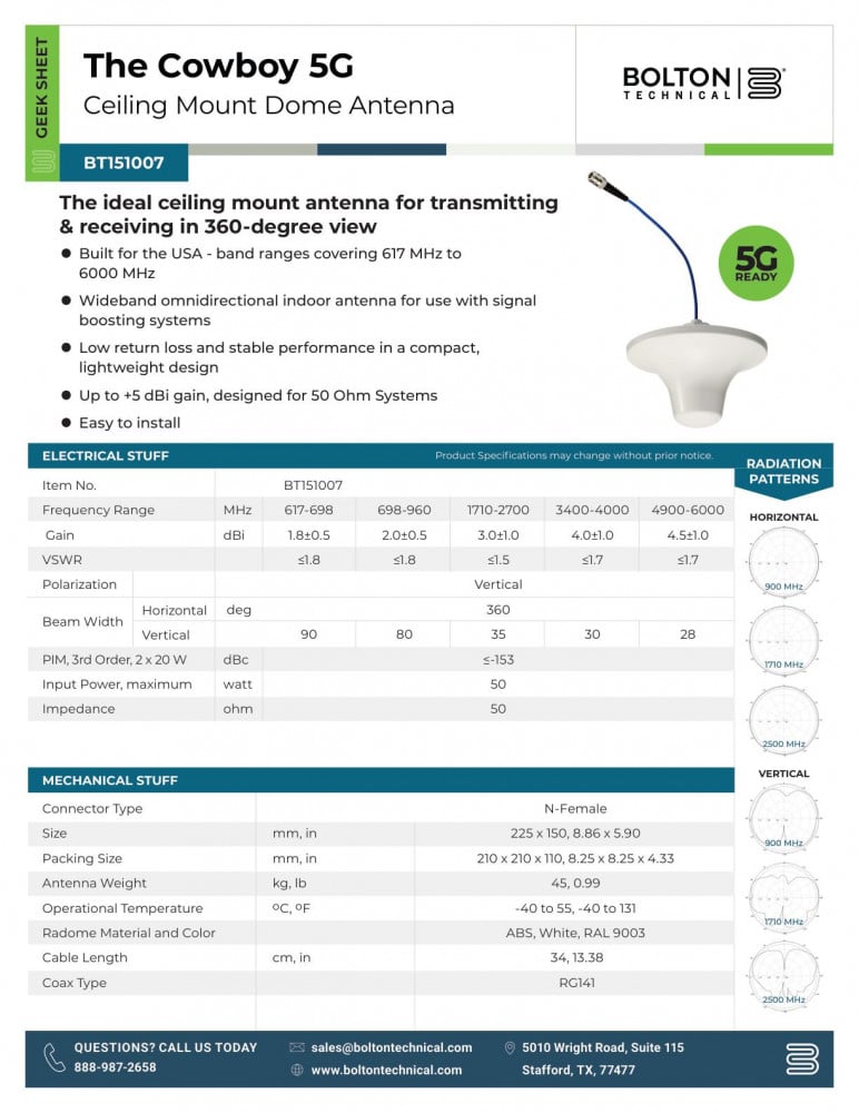 BT151007 technical document page 1