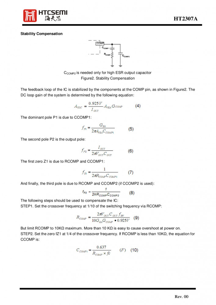HT2307ARZ datasheet page 8