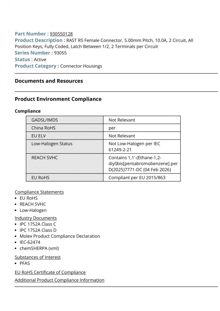 930550128 technical document page 1