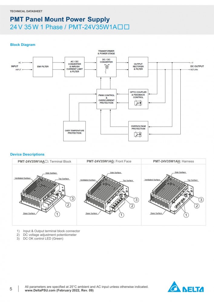 PMT-24V35W1AA datasheet page 5