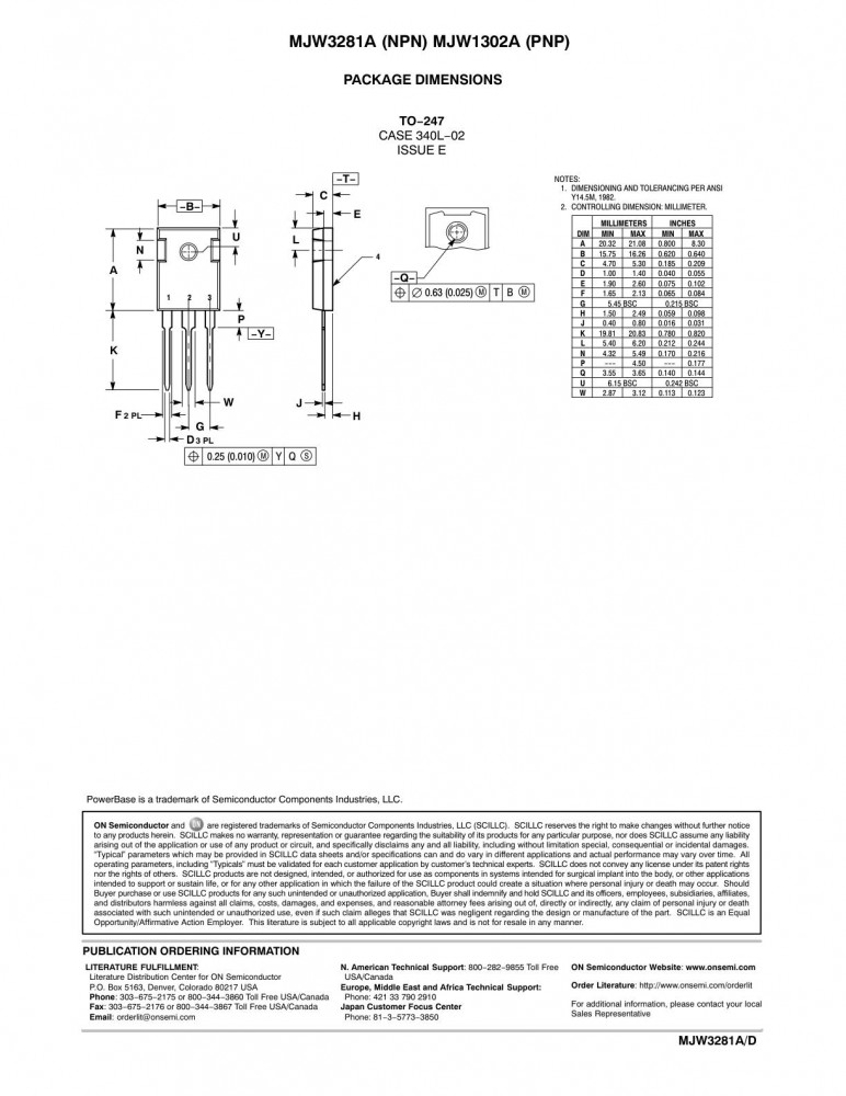 MJW1302A datasheet page 6