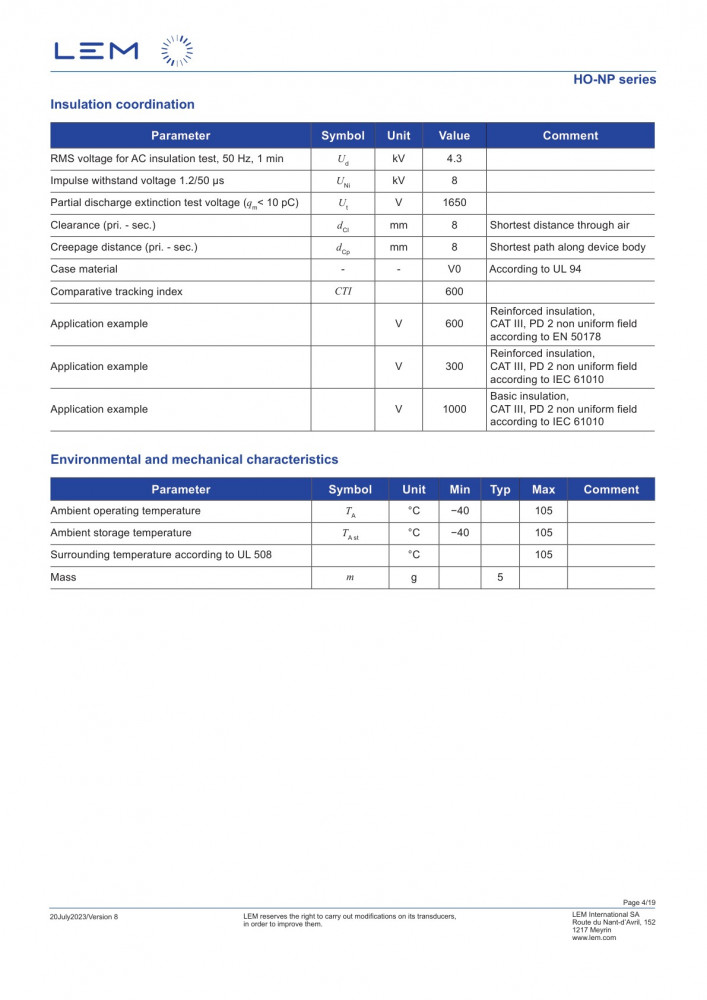HO 8-NP-0000 technical document page 4