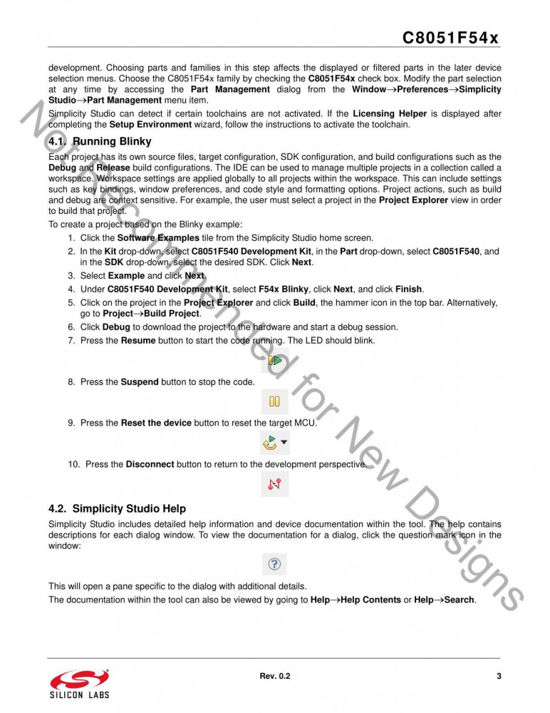 C8051F540 Development Kit guide page 3