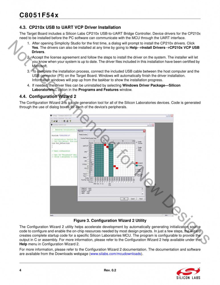 C8051F540 Development Kit guide page 4