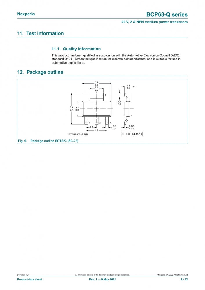 BCP68-QF datasheet page 8