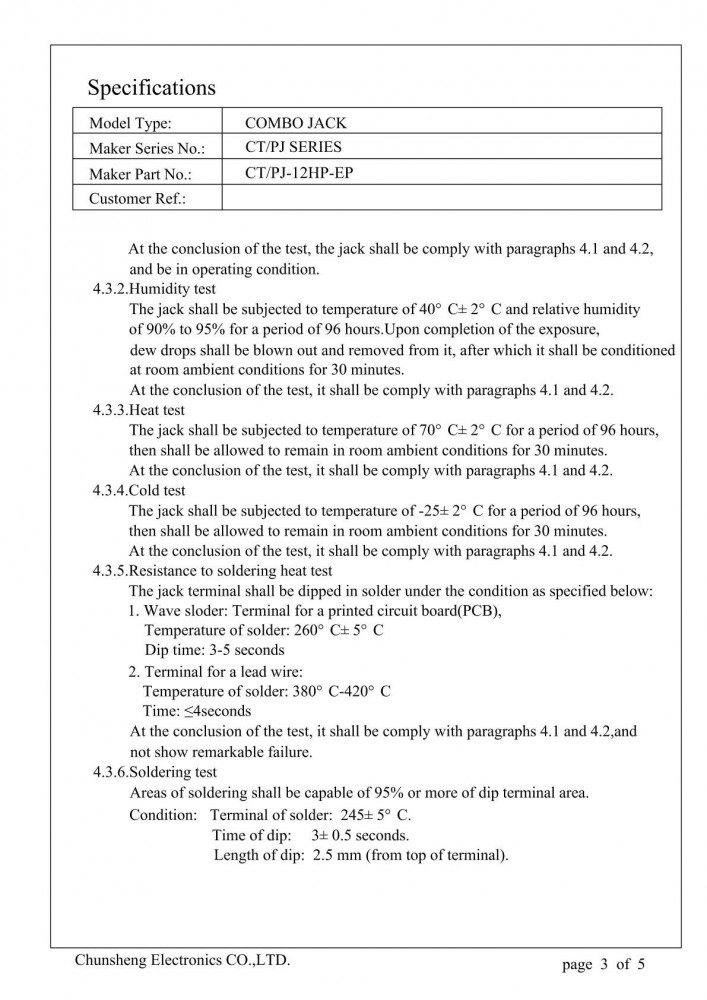 CT/PJ-12HP-EP specification page 4