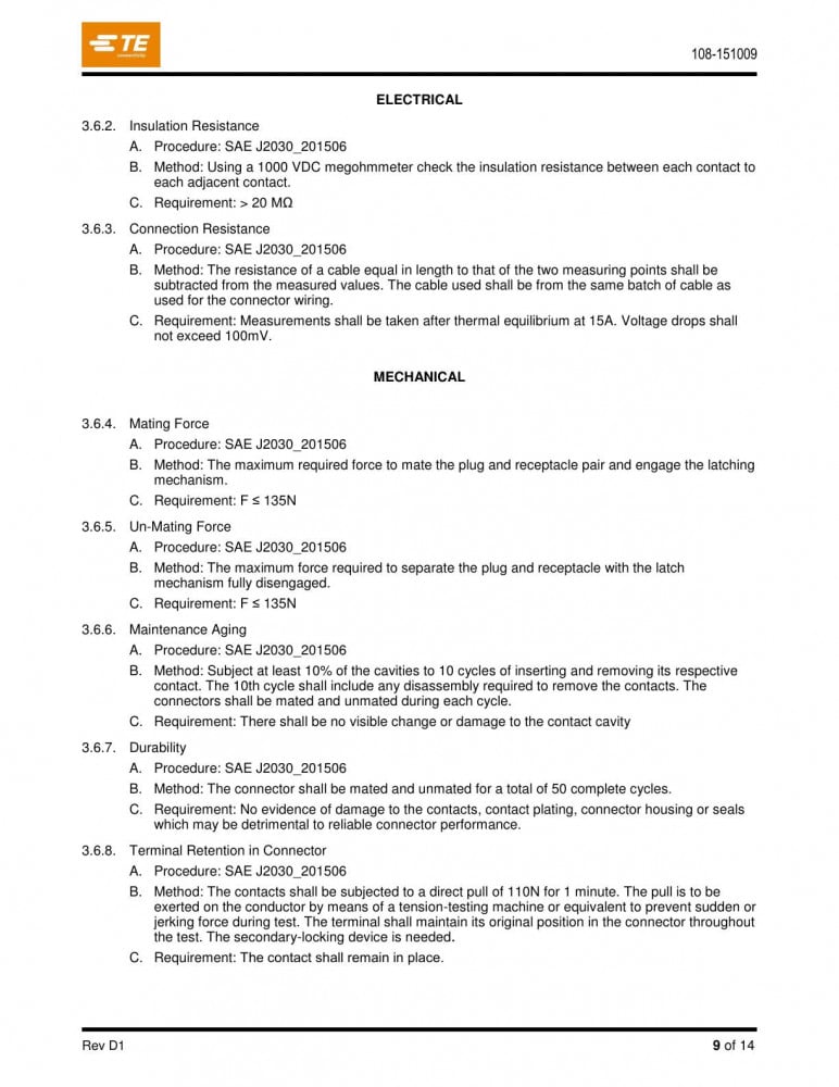 DT Series specification page 9