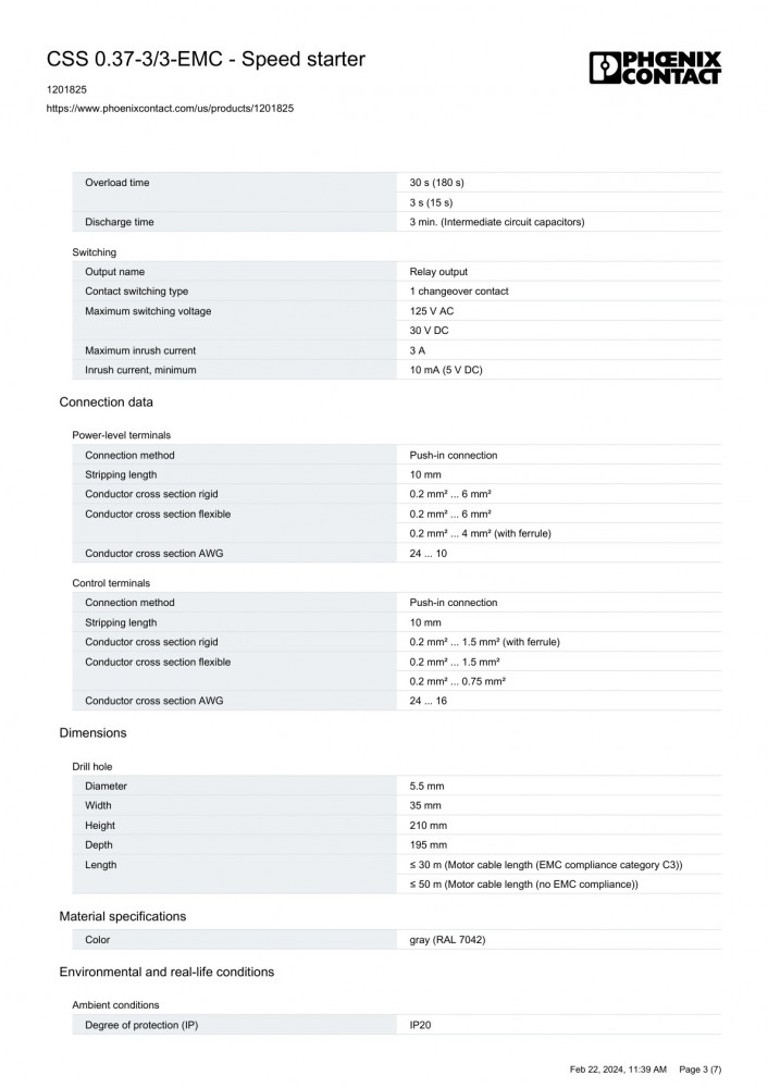 Phoenix Contact 1201825 document page 3