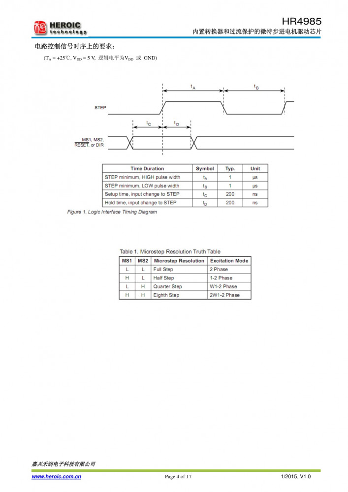 HR4985 datasheet page 4