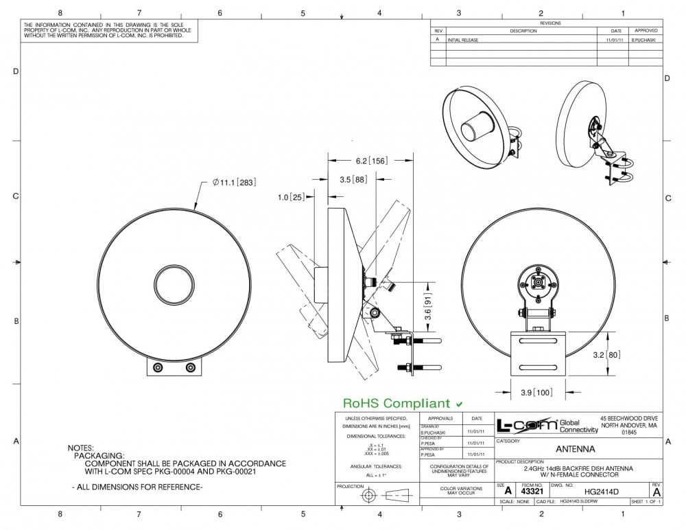 HG2414D technical document preview