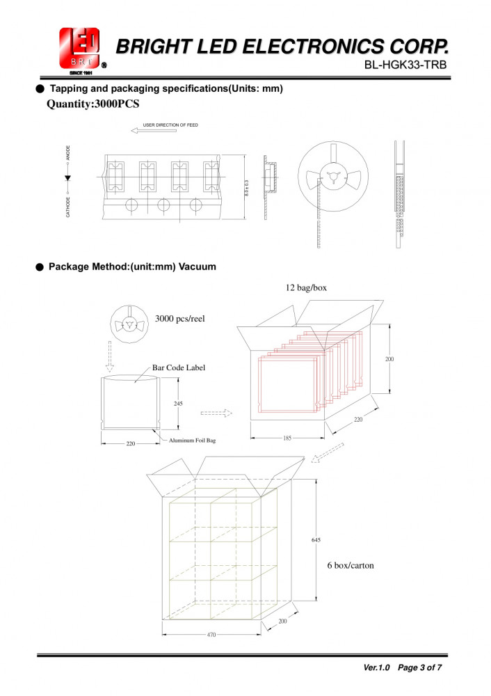 BL-HGK33-TRB datasheet page 4