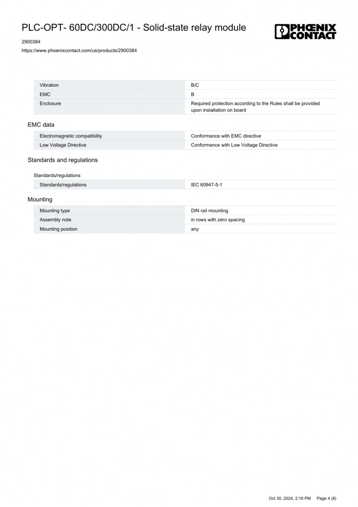 2900384 product documentation page 4