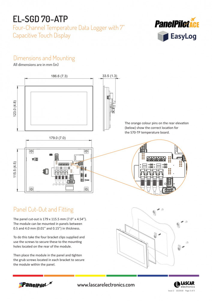 EL-SGD 70-ATP technical document page 3