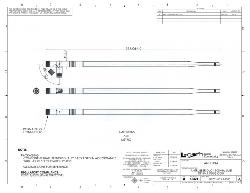 HG905RD-1-RSP technical document preview