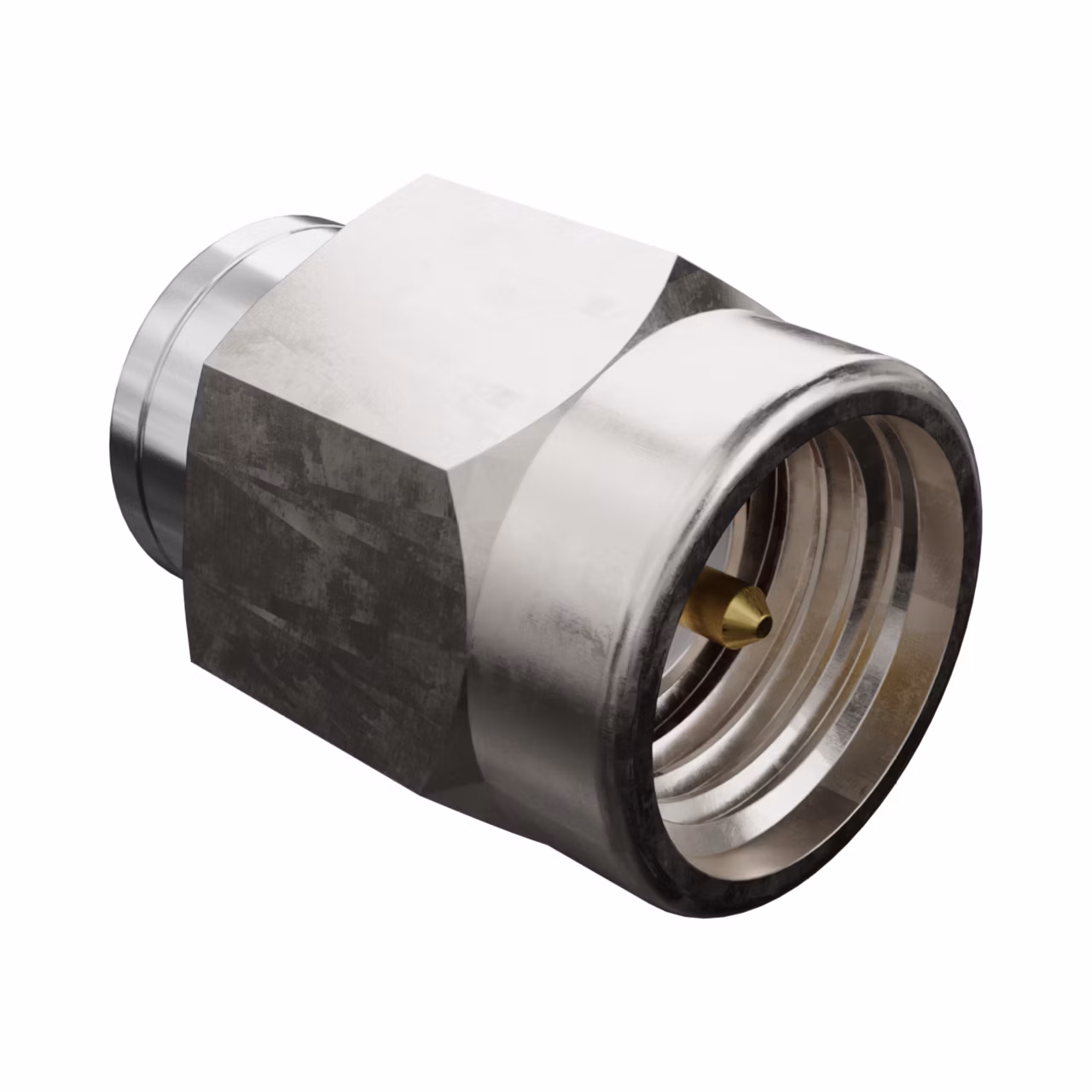 MCRF Plug-to-SMA Plug, Between-Series Adapter, One Piece Per Bag, 50 Ohms for sale