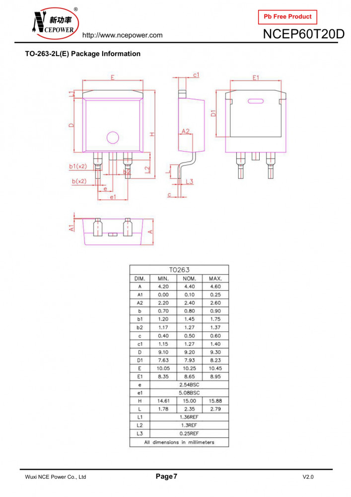 NCEP60T20D datasheet page 7