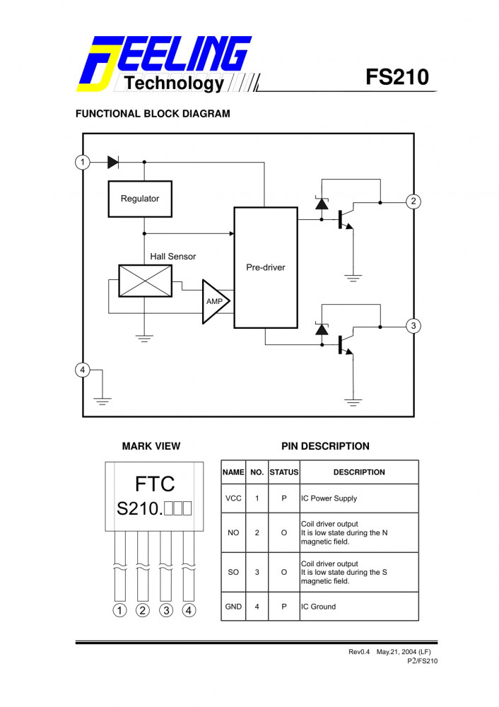 FS210LF-A datasheet page 2