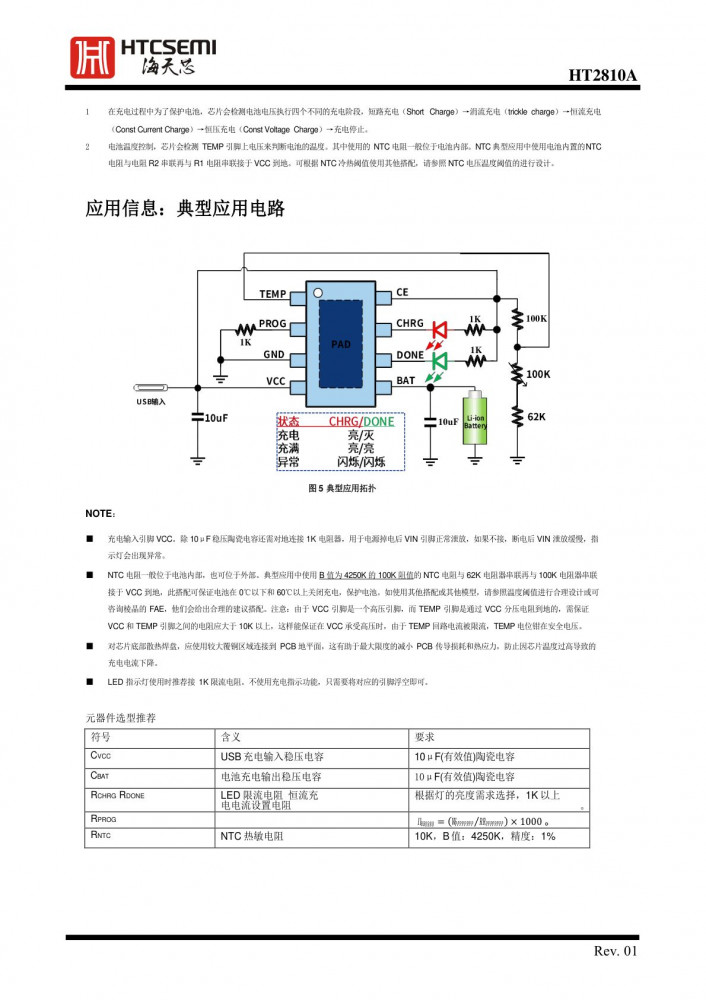 HT2810AREZ datasheet page 4