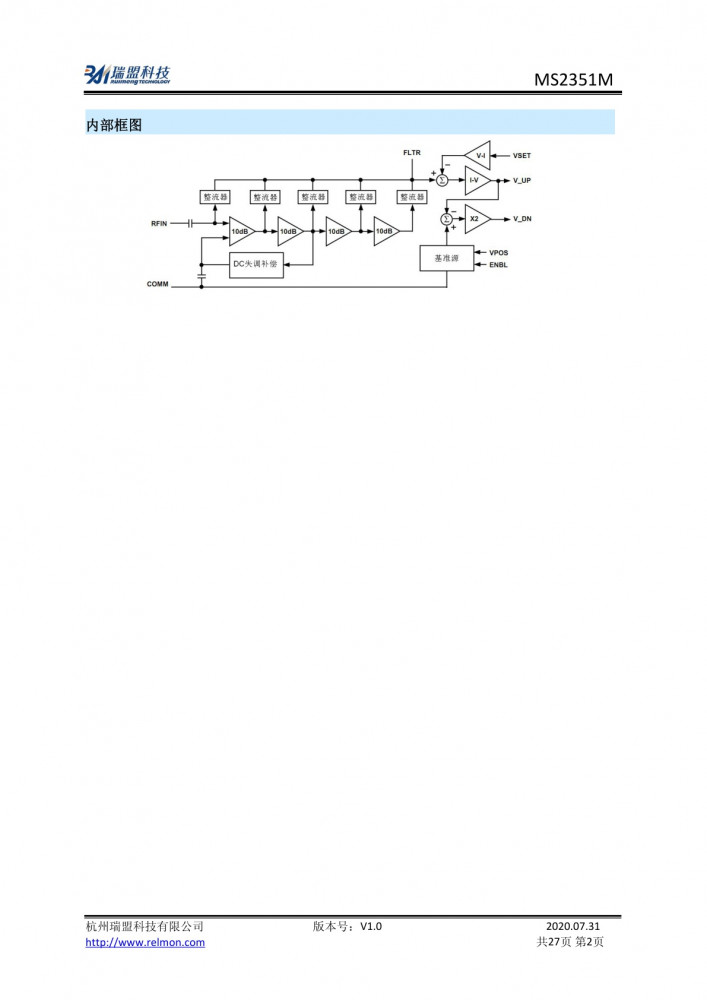 MS2351M datasheet page 2