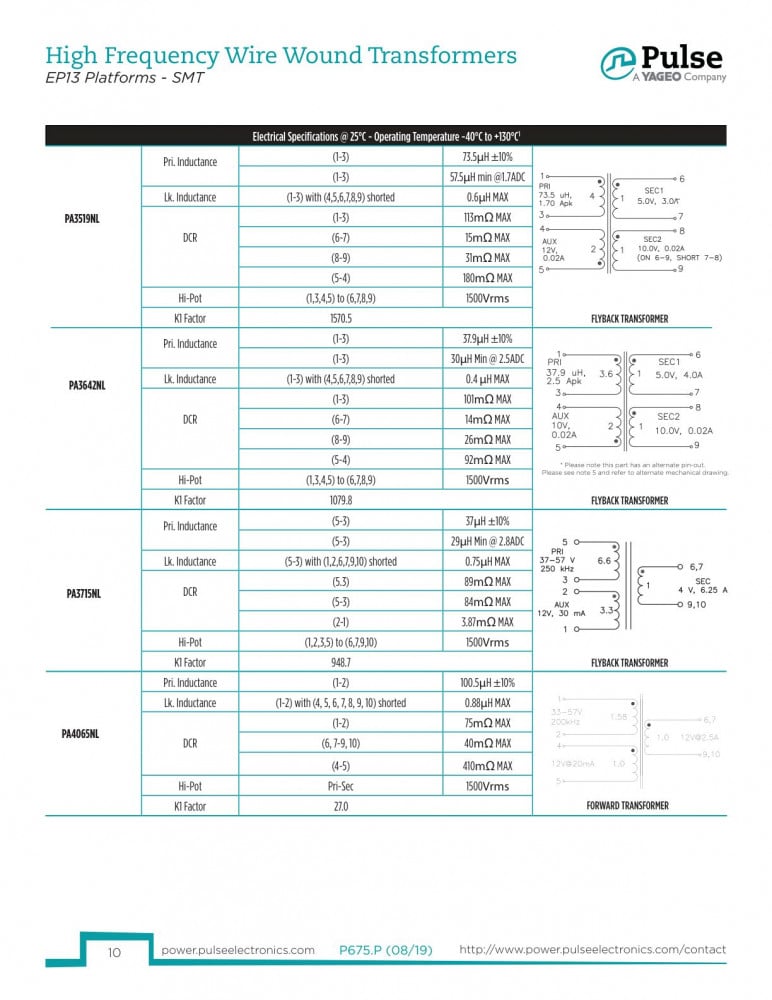 PA1309NL datasheet page 10