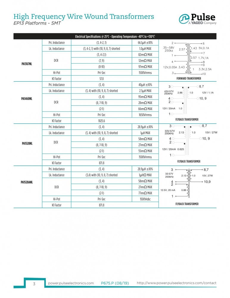 PA1309NL datasheet page 3
