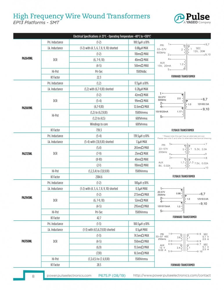 PA1309NL datasheet page 8