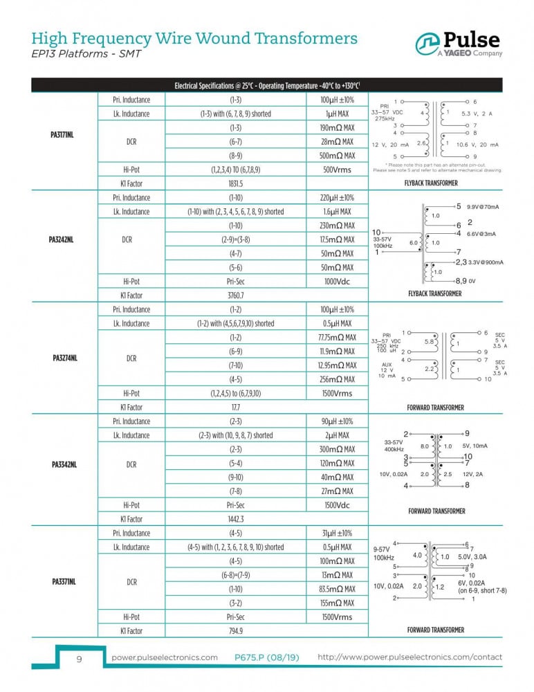 PA1309NL datasheet page 9