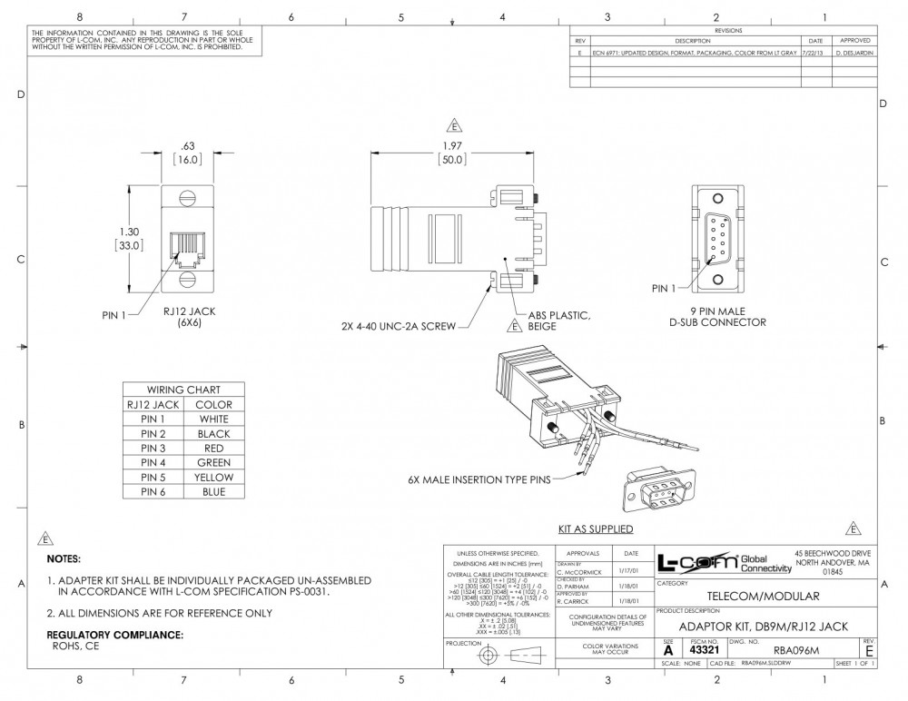 L-com RBA096M technical document preview