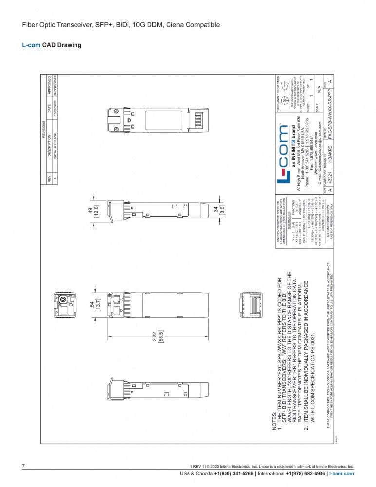 FXC-SPB-4580-10-CAN datasheet page 7