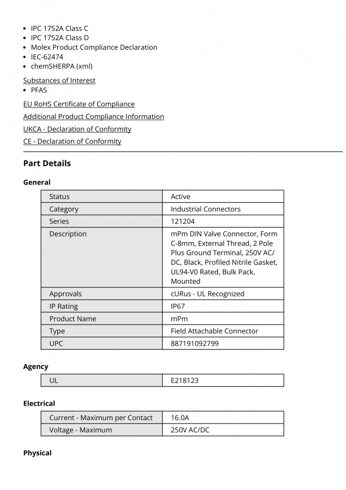 DIN valve connector specification, page image 2