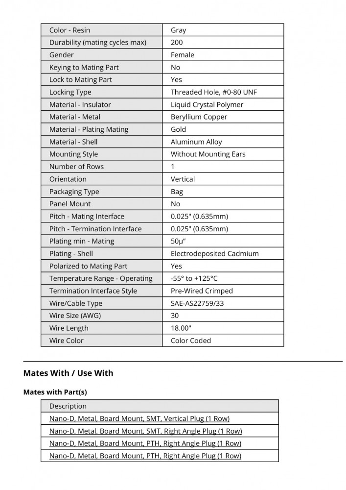 Product document image 2 for NM-123-009-261-THBC