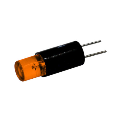 LED Lamp T-1 3/4 Flange Red 28V