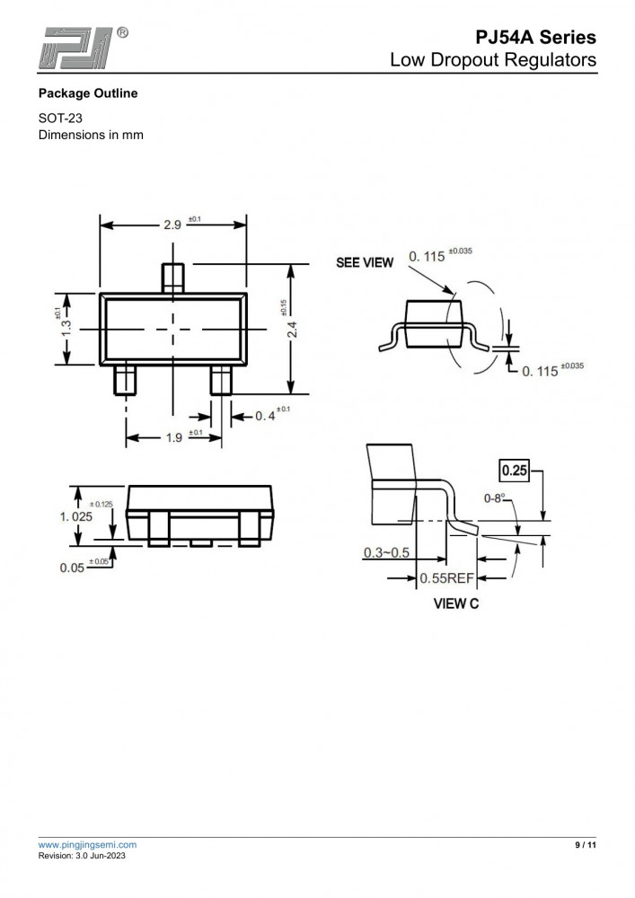 PJ54AM50SQ datasheet page 9
