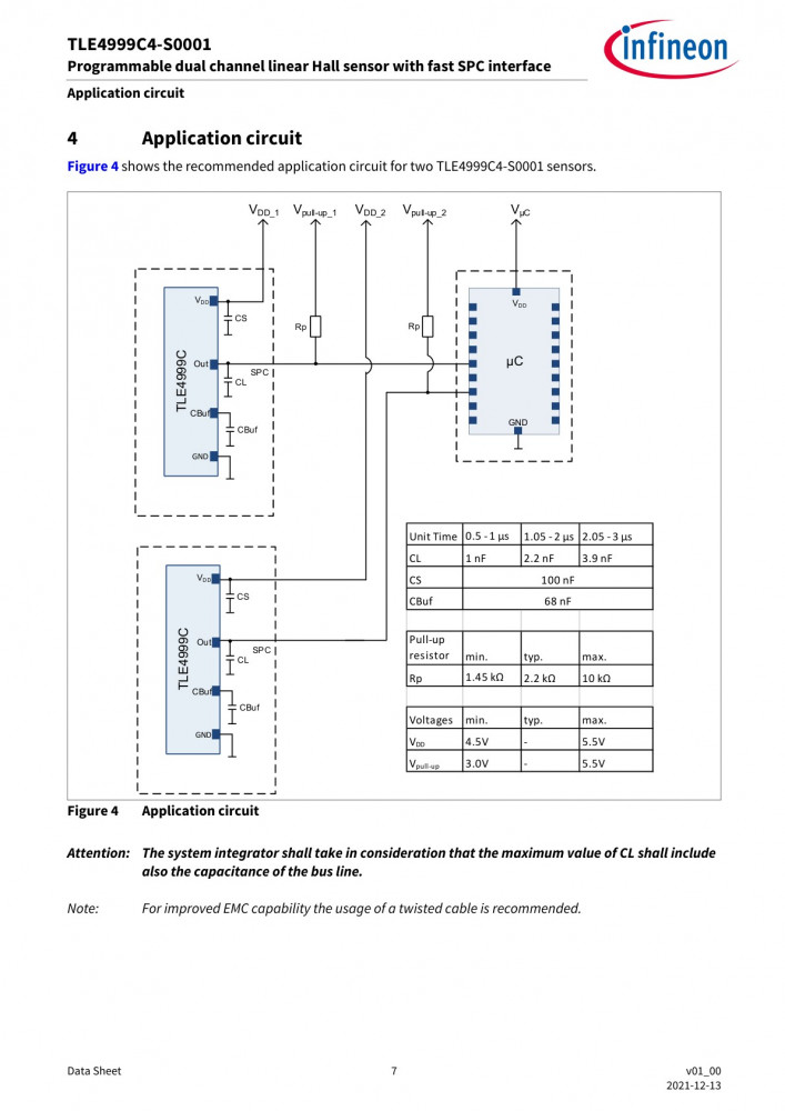 TLE4999C4-S0001 datasheet page 7