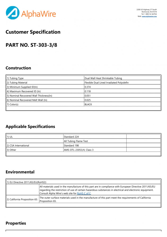 ST3033/8 BK103 technical document page 1
